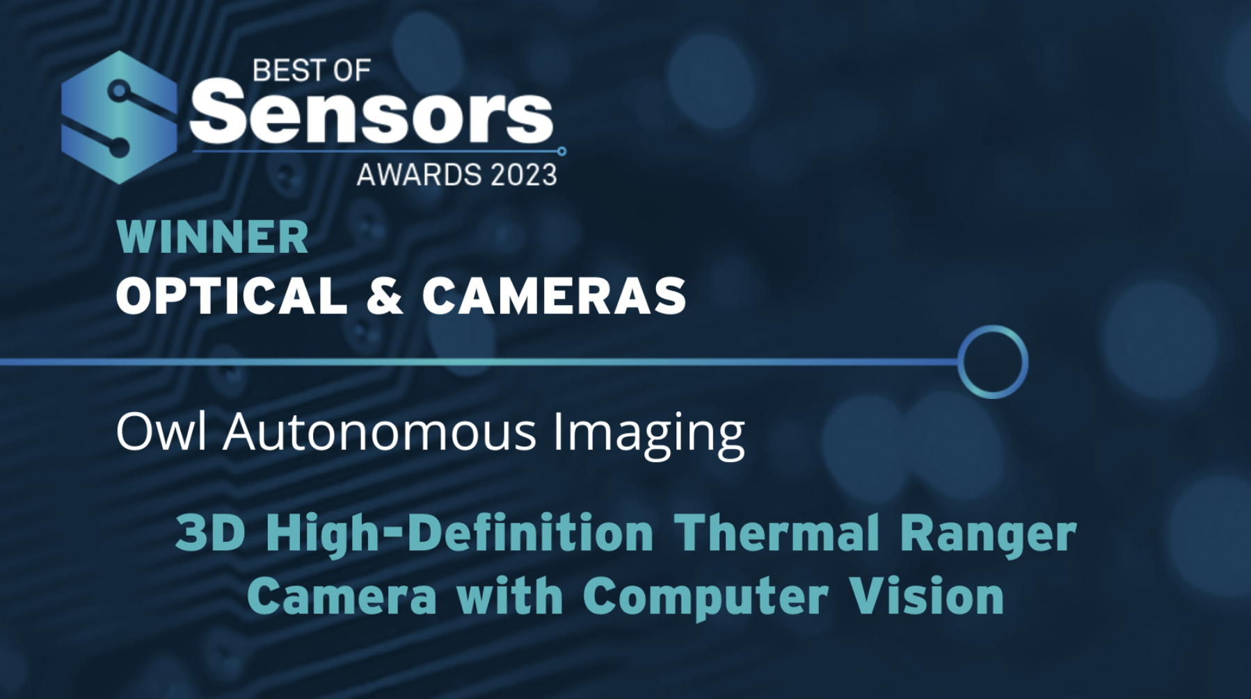 Owl AI Wins BEST of SENSORS – Optical & Camera – Owl Autonomous Imaging